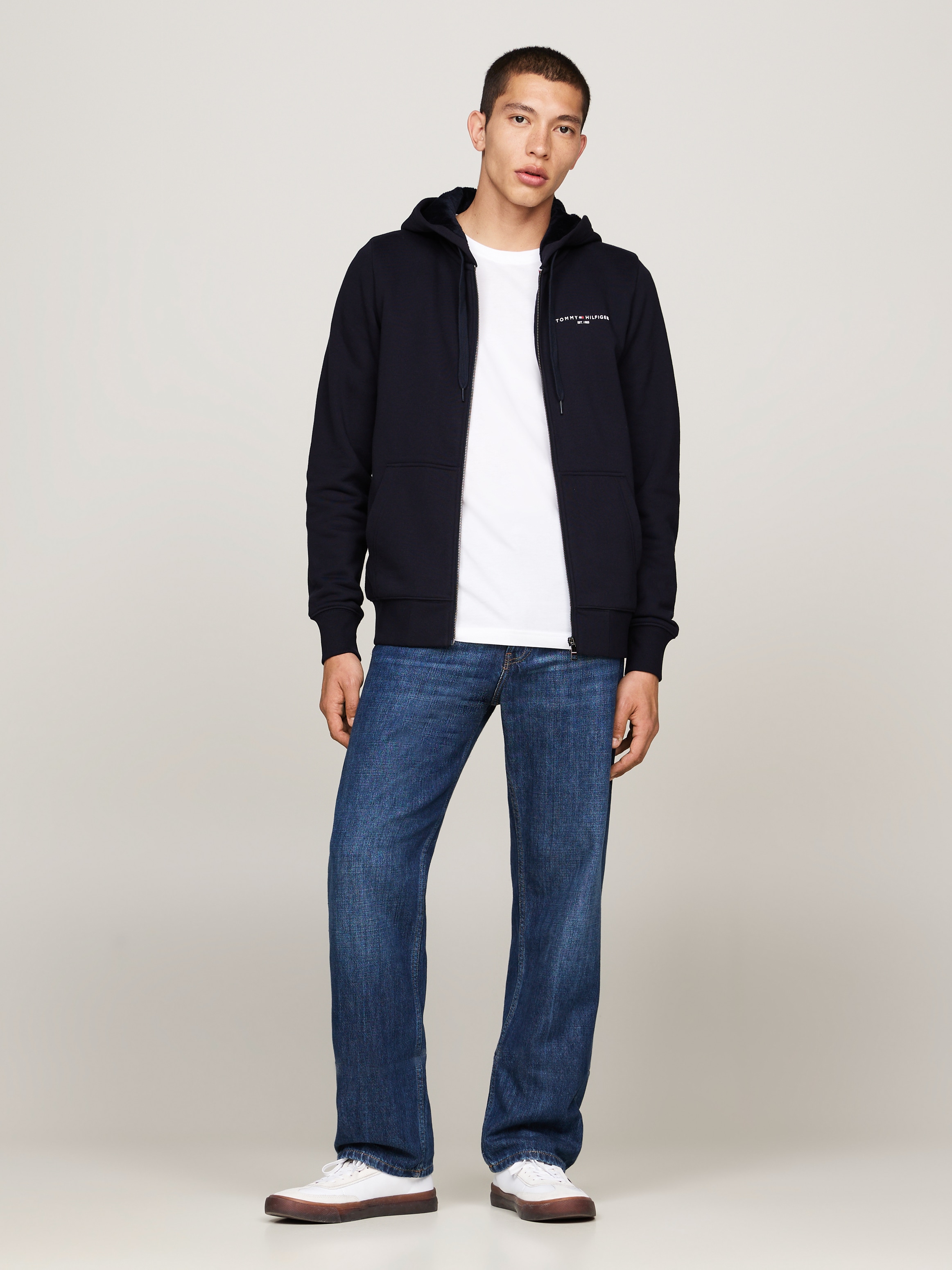 Tommy hilfiger fur lined hoodie store
