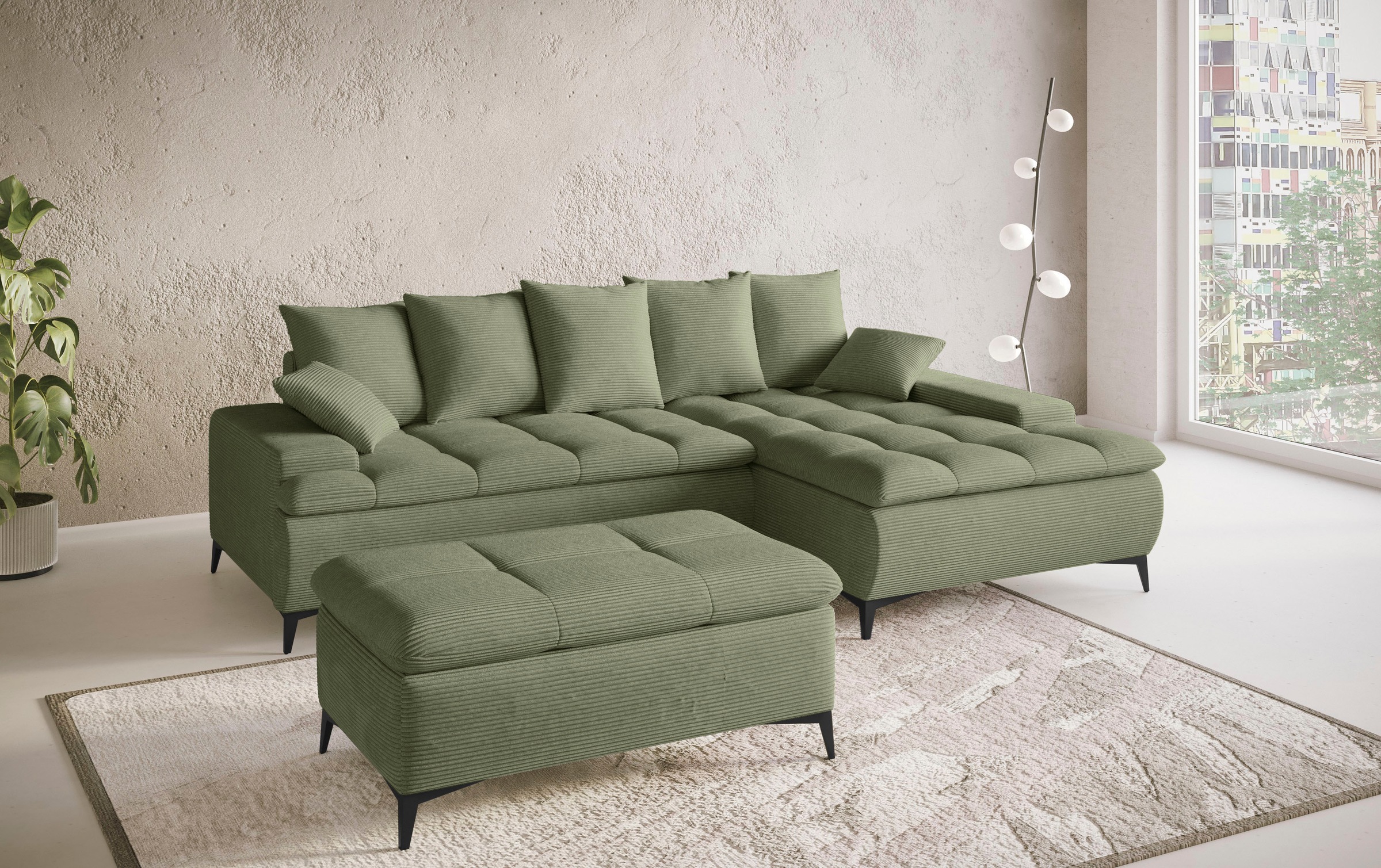 Preisvergleich für Mr. Couch Hockerbank »Haiti III«, passend zu der ...