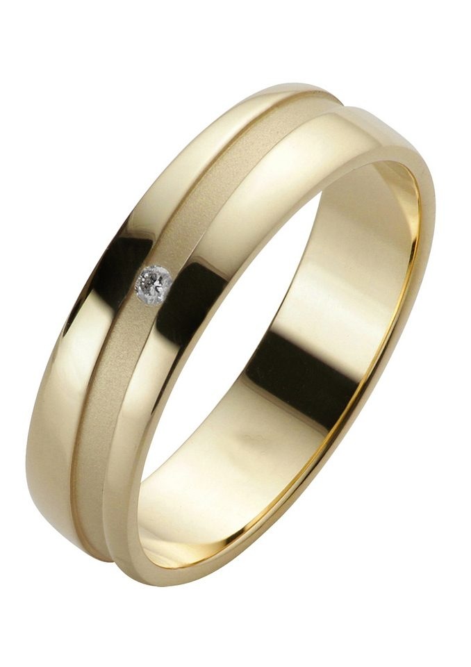 Firetti Trauring »Schmuck Geschenk Gold 585 Hochzeit Ehering Trauring ...