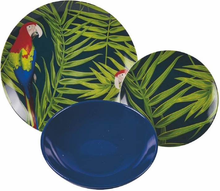 Villa d'Este Tafelservice »Geschirr-Set, Service Parrot Jungle«, (Set ...