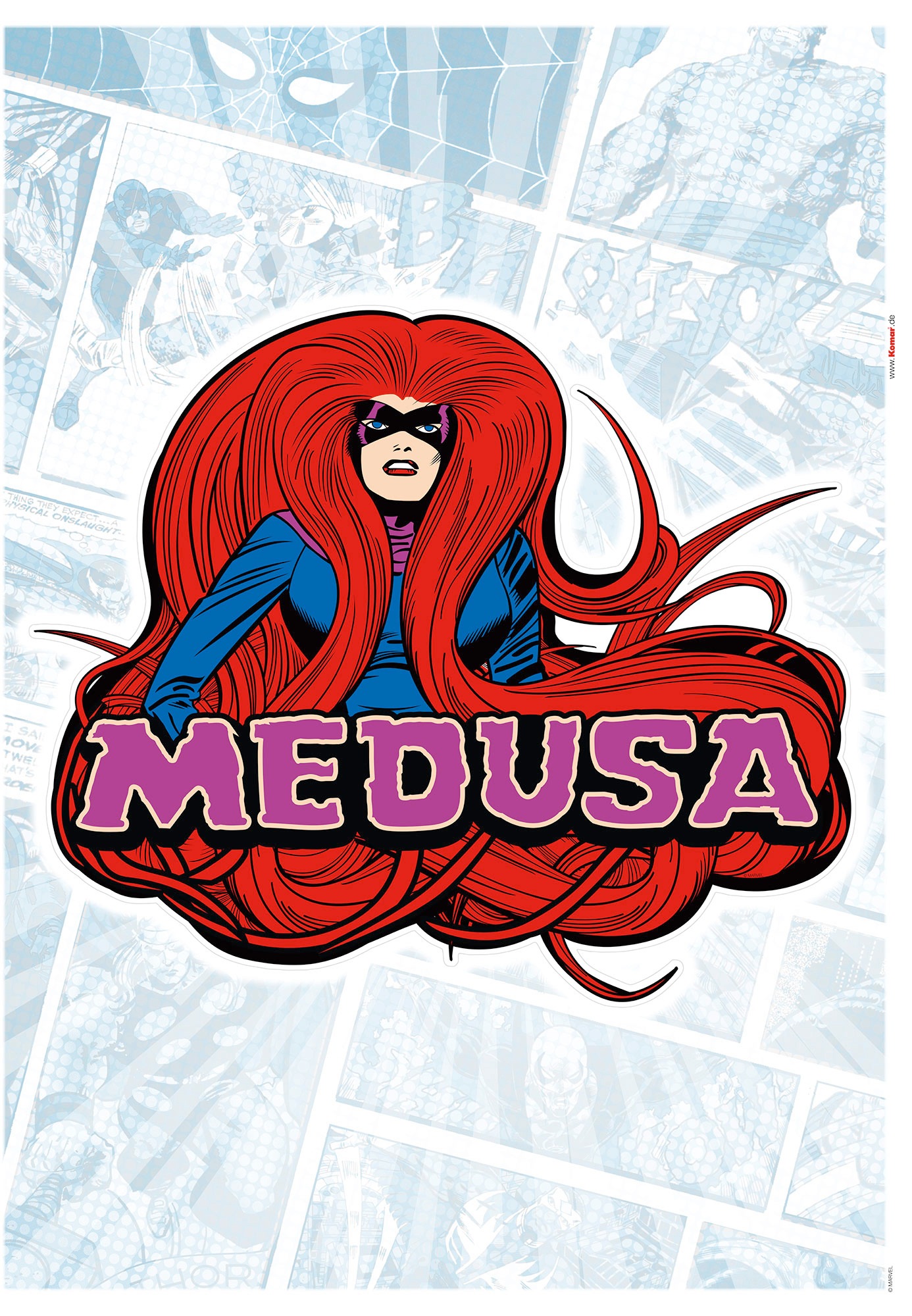 Komar Wandtattoo »Medusa Comic Classic«, (1 St.), 50x70 cm (Breite x ...