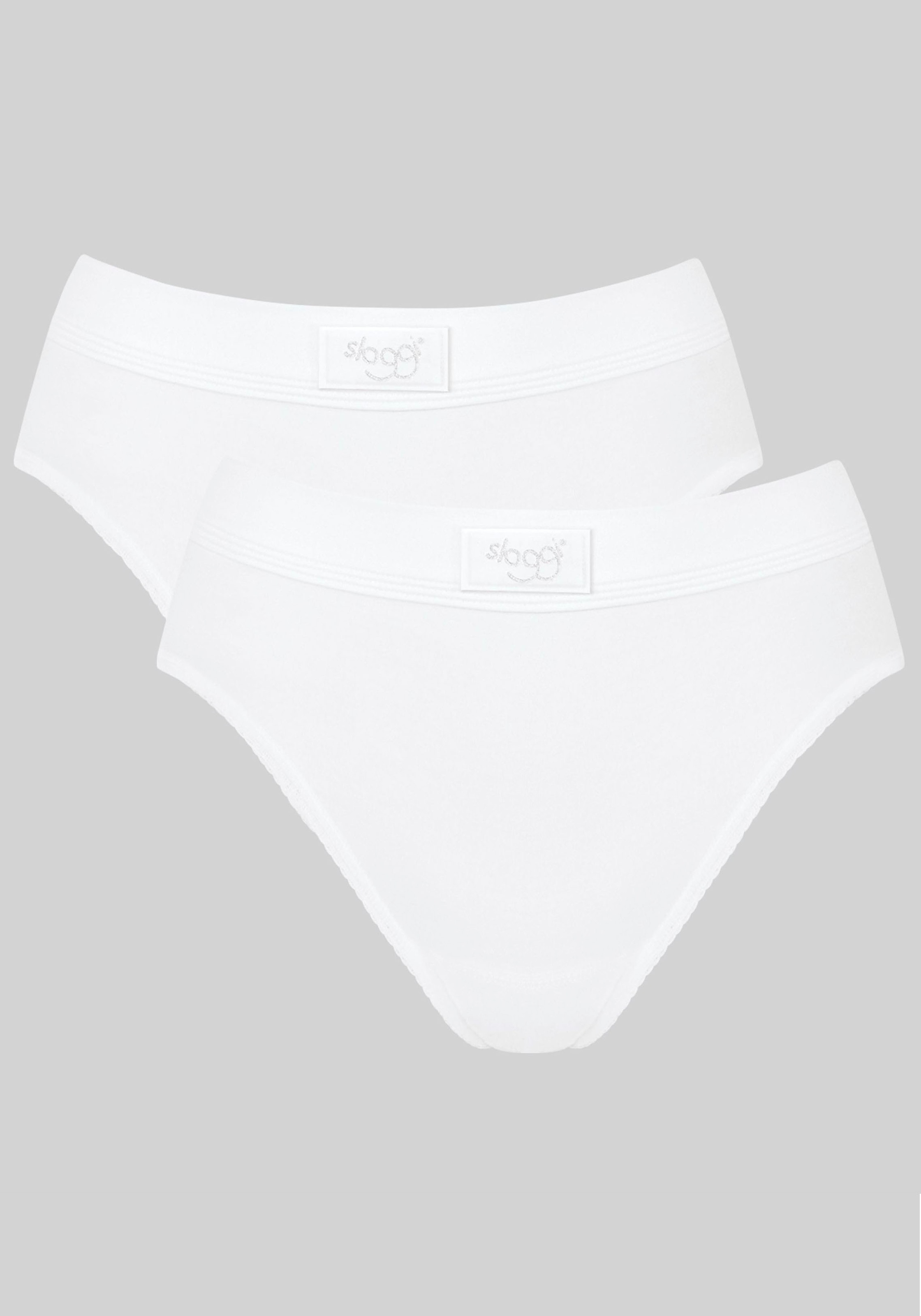 sloggi Jazz-Pants Slips »Double Comfort Tai 2P«, (Packung, 2 St.), mit Logo am Bund online ...
