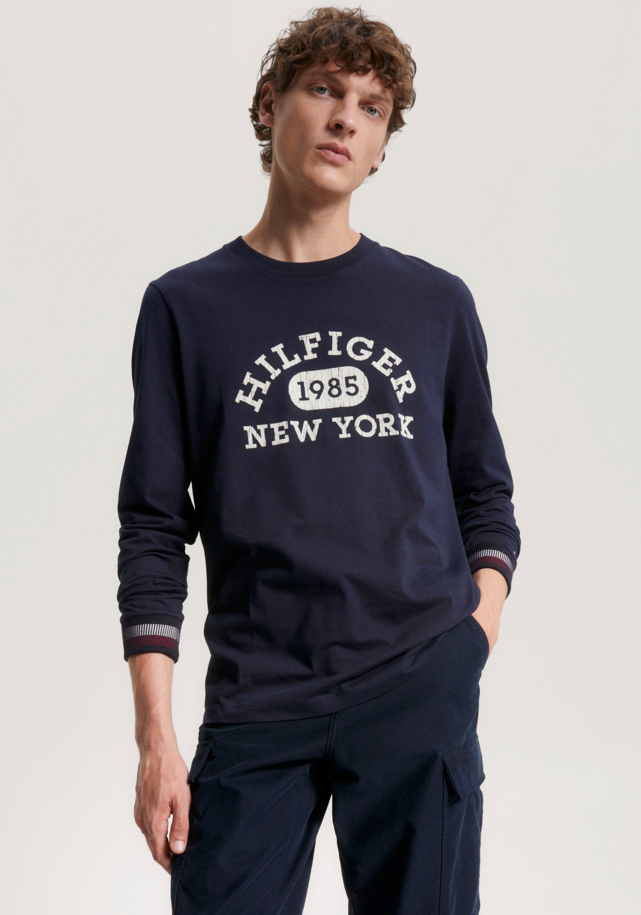 Tommy Hilfiger Longsleeve MONOTYPE COLLEGIATE LS TEE online bei Quelle