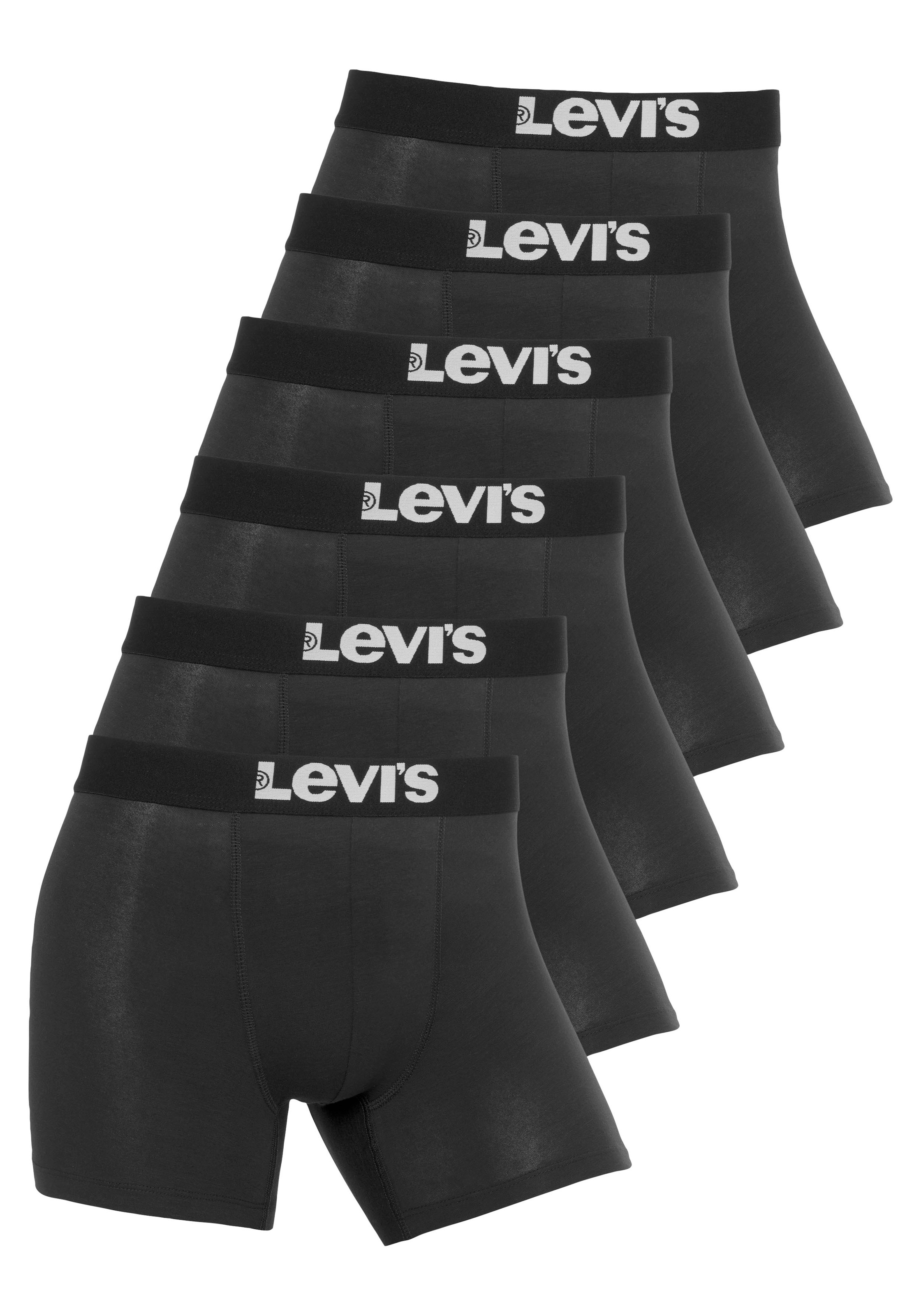 Levi's® Boxershorts »Levi's Men Solid Badic Boxer 6er Pack«, (Packung ...