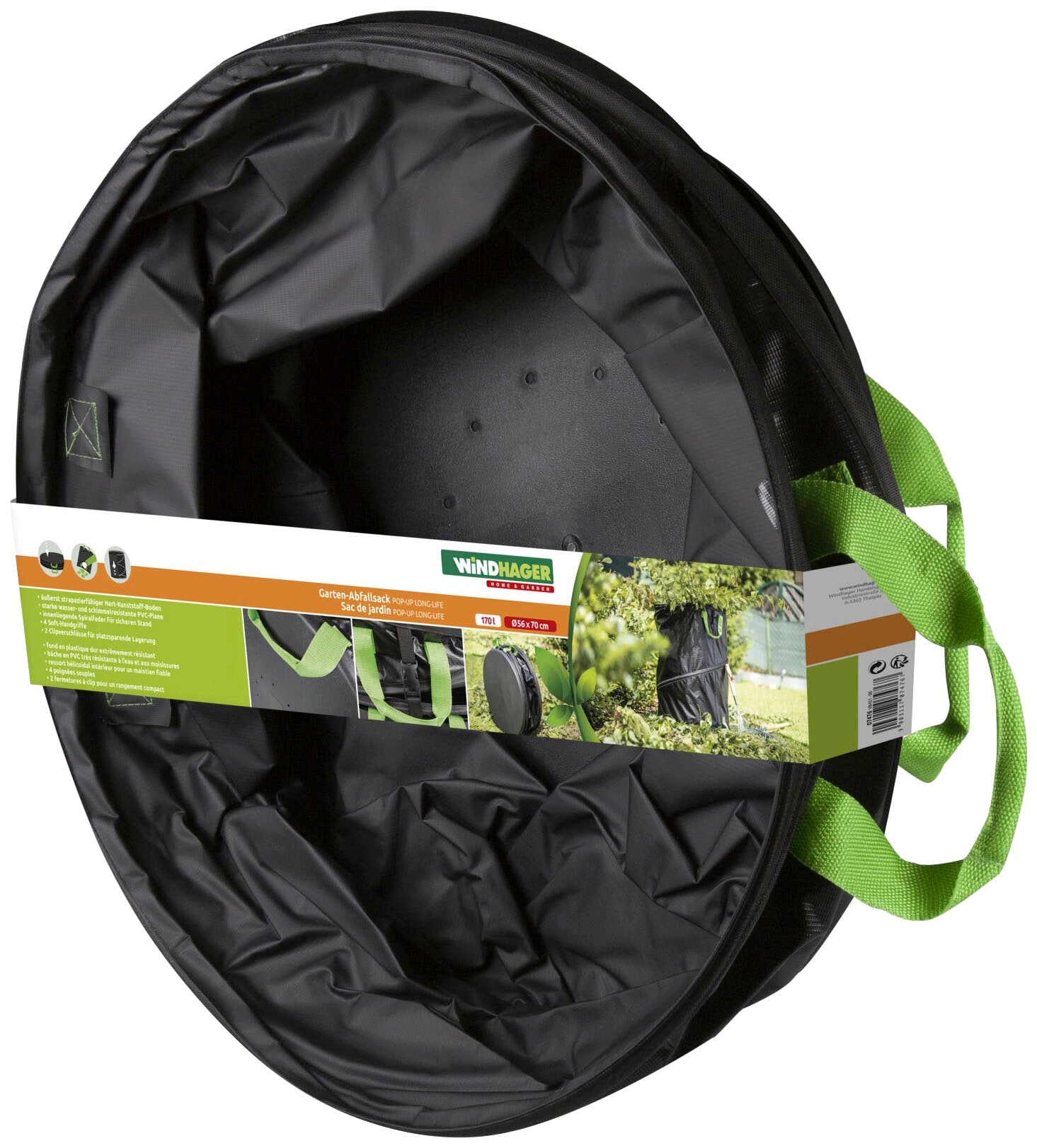 Windhager Gartensack »PopUp Bag Long-Life«, selbststehender Gartenabfallsack, Springsack kaufen ...