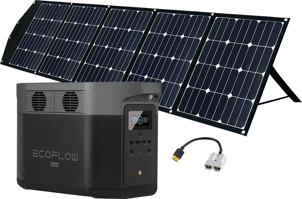 Ecoflow Solaranlage »Delta Max 2000 + 225W Offgridtec® Faltbares ...