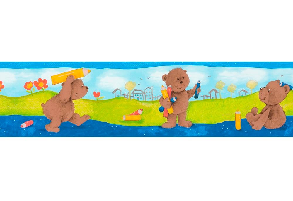 living walls Bordüre »Stick Ups«, Tapete Natur Bordüre Kinderzimmer ...