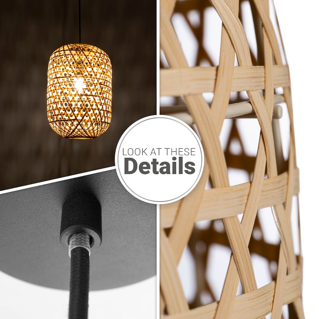 Paco Home Pendelleuchte »PUNU«, Leuchtmittel E27 | ohne Leuchtmittel ... Paco Home Pendelleuchte »PUNU«, Leuchtmittel E27 | ohne Leuchtmittel ...