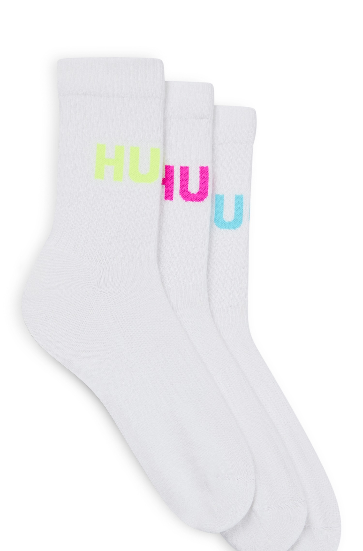 HUGO Underwear Freizeitsocken »3P QS NEON LOGO CC«, (Packung, 3 Paar ...