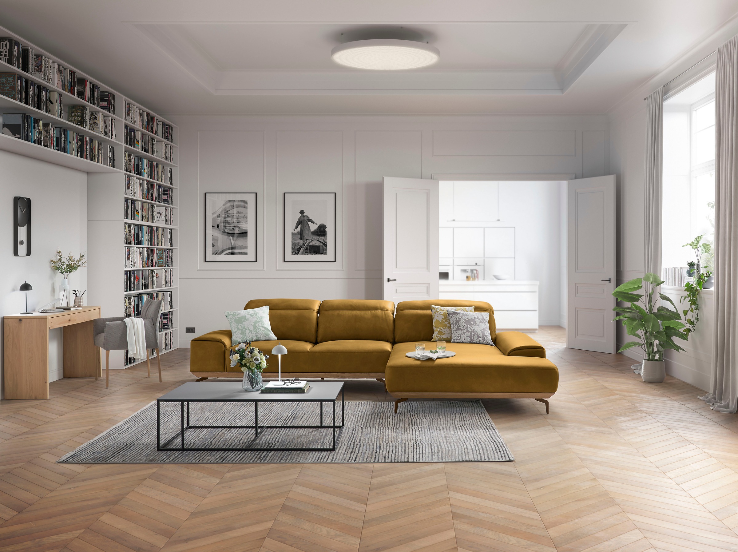 Preisvergleich für Musterring Wohnlandschaft MR 2490 Bronze-Fuß ...