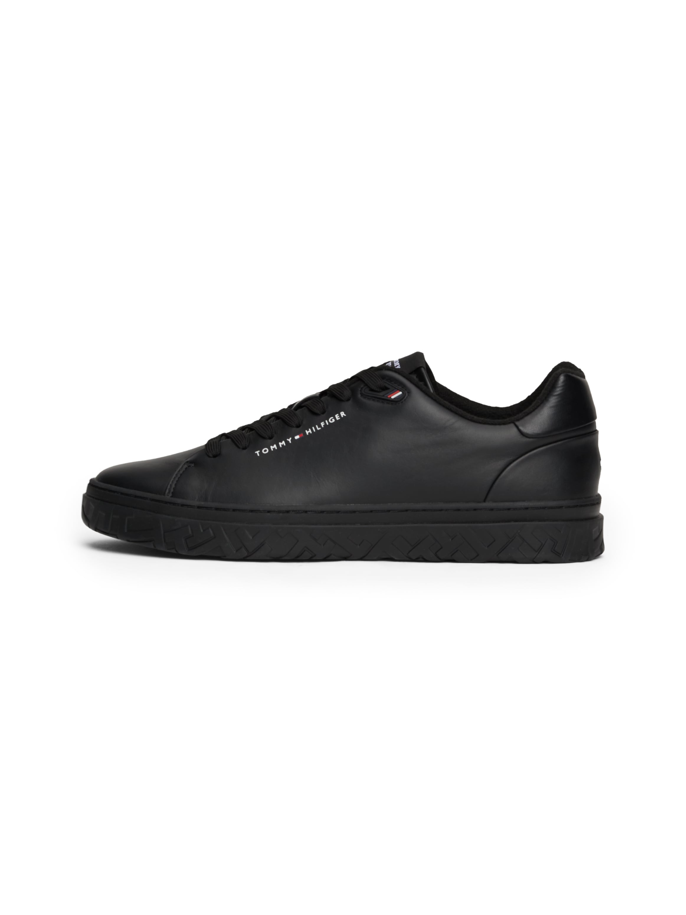 Tommy Hilfiger Sneaker COURT THICK CUPSOLE LEATHER Plateau Freizeitschuh Halbschuh Schnurschuh mit Logoschriftzug kaufen Quelle