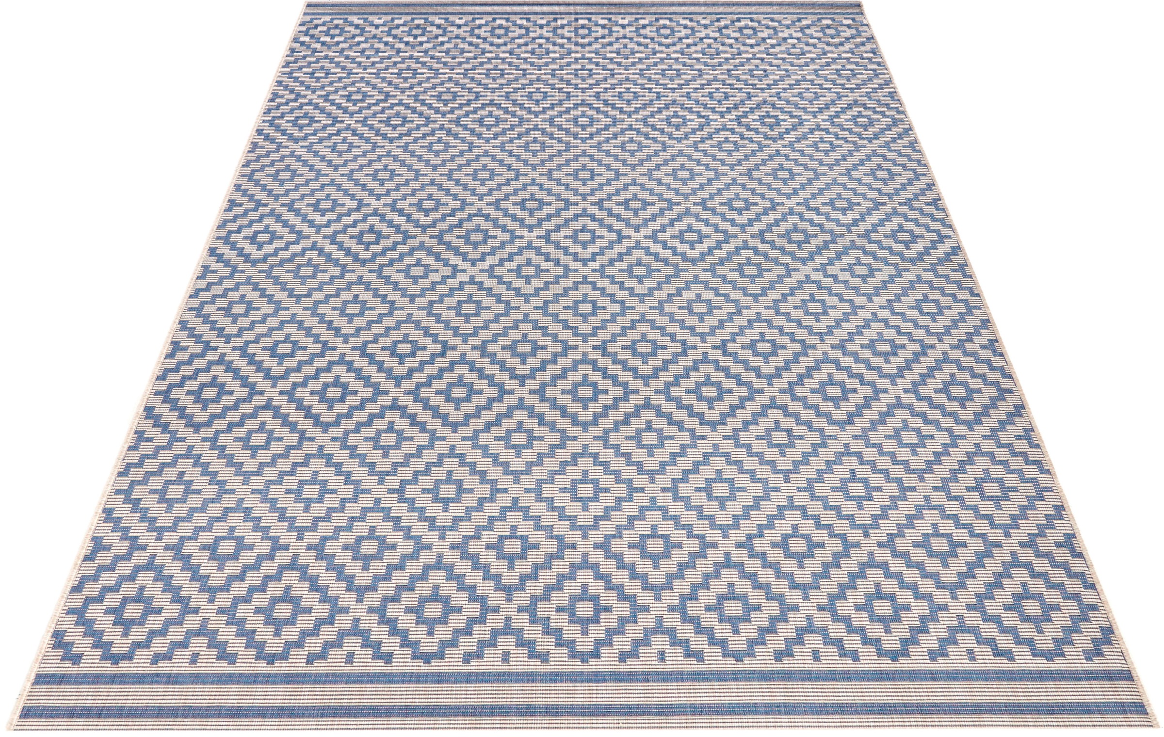 NORTHRUGS Teppich »Raute«, rechteckig, 8 mm Höhe, In-& Outdoor ...