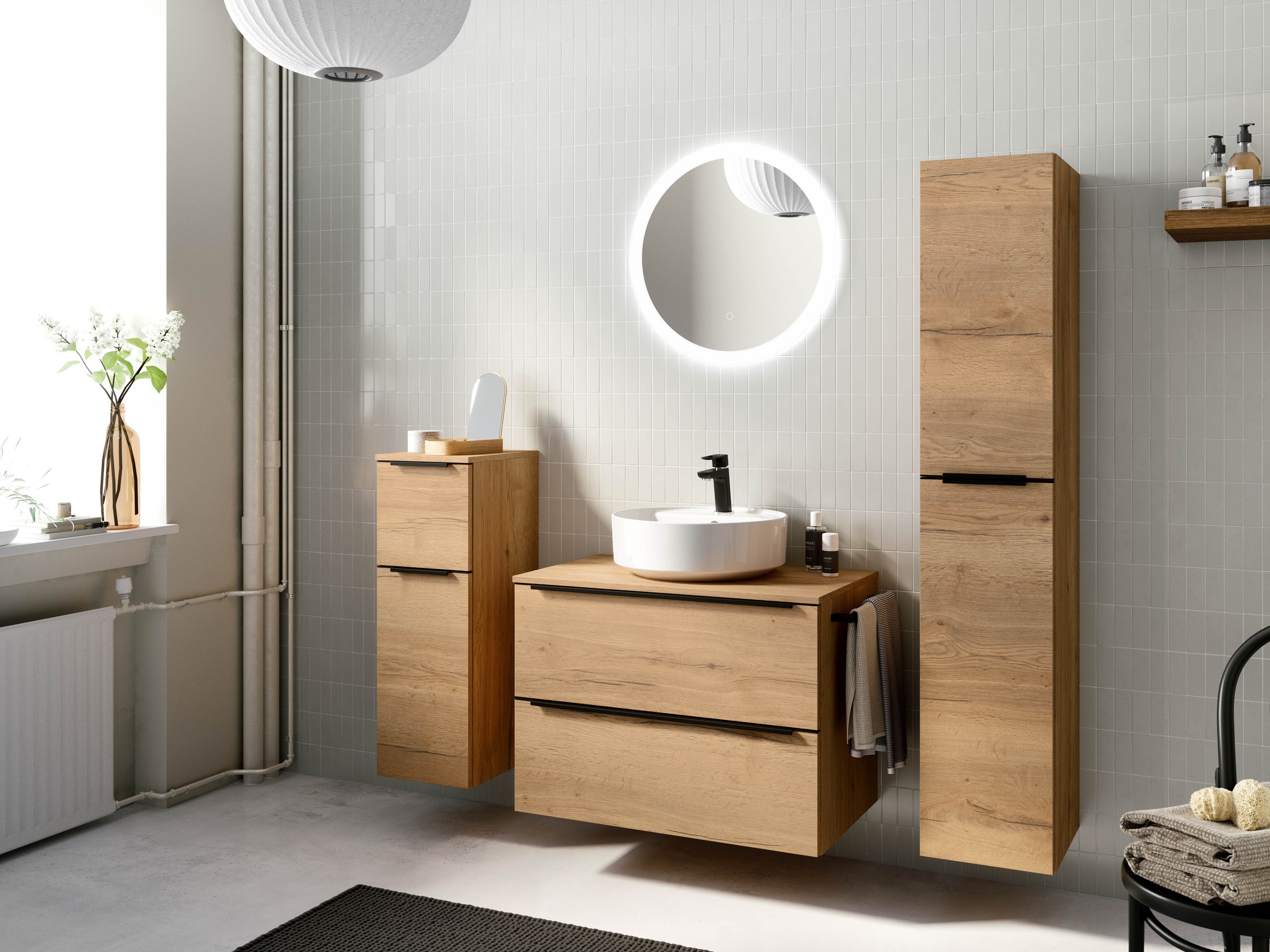 Preisvergleich für nobilia® Badmöbel-Set »Alvene« vormontiert, mit Soft ...
