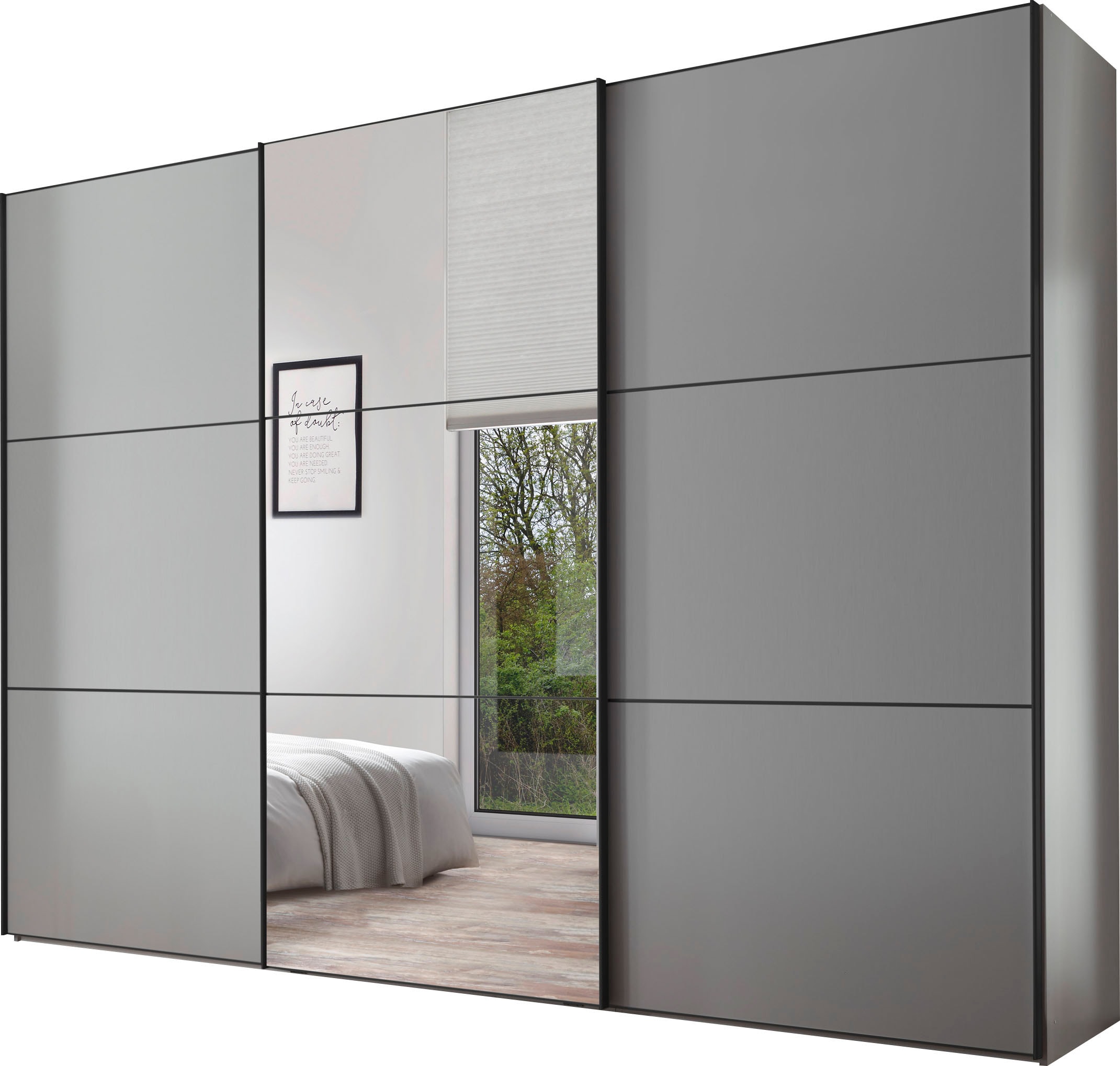 STAUD Schwebetürenschrank »Includo, Made in Germany«, Mit Spiegeltüre ...