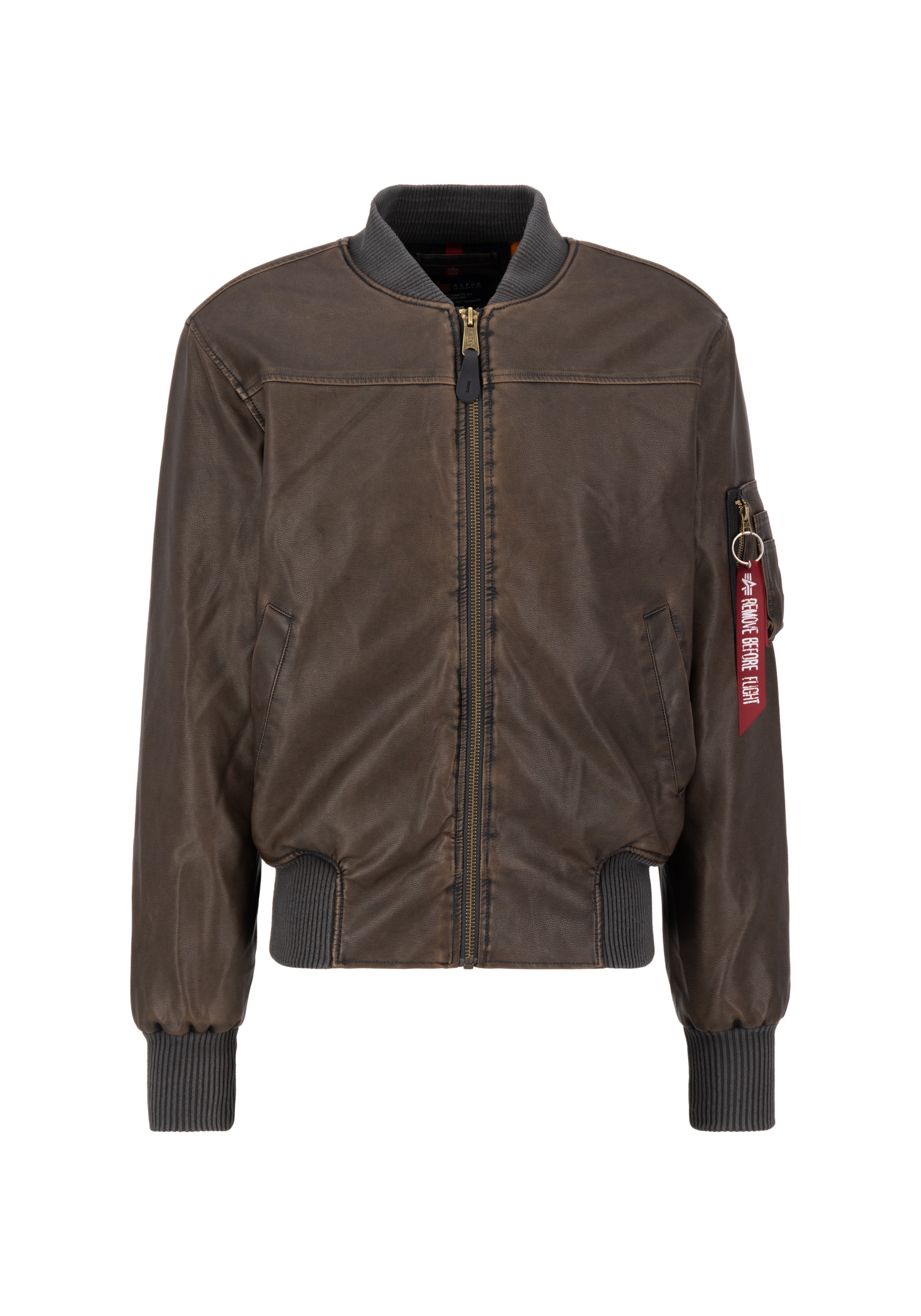 Alpha Industries Bomberjacke Alpha Industries Men Bomber Jackets MA 1 Faux Leather Vintage kaufen Quelle