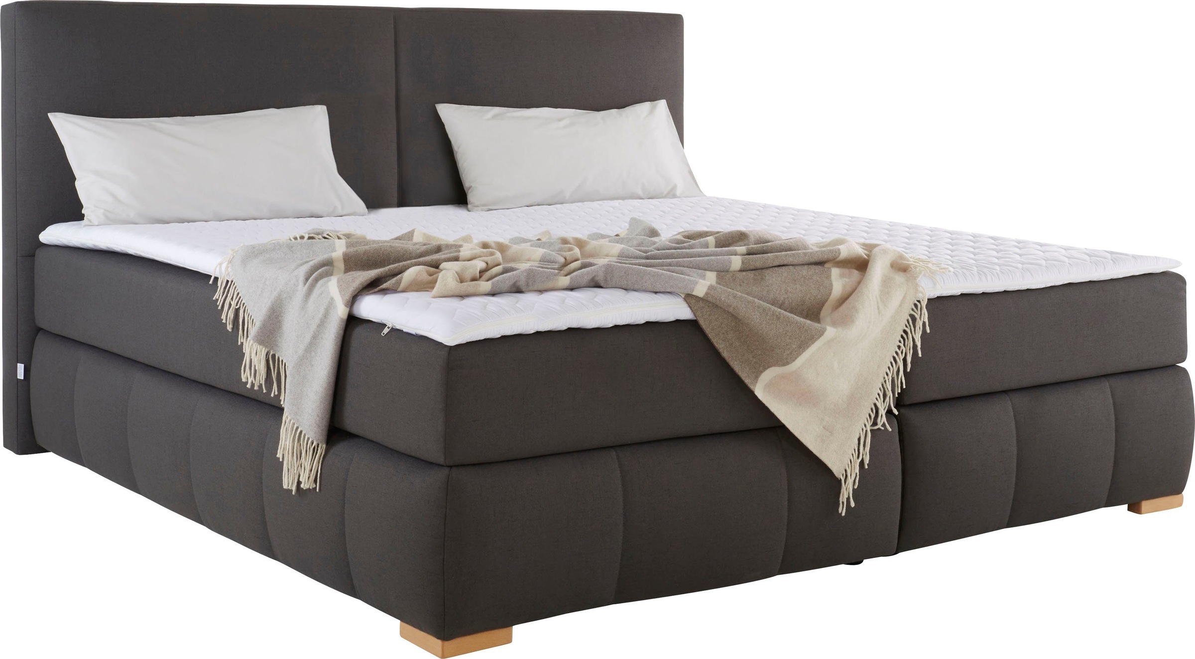 Preisvergleich für Home affaire Boxspringbett »Wehma« inkl. Topper in 3 ...