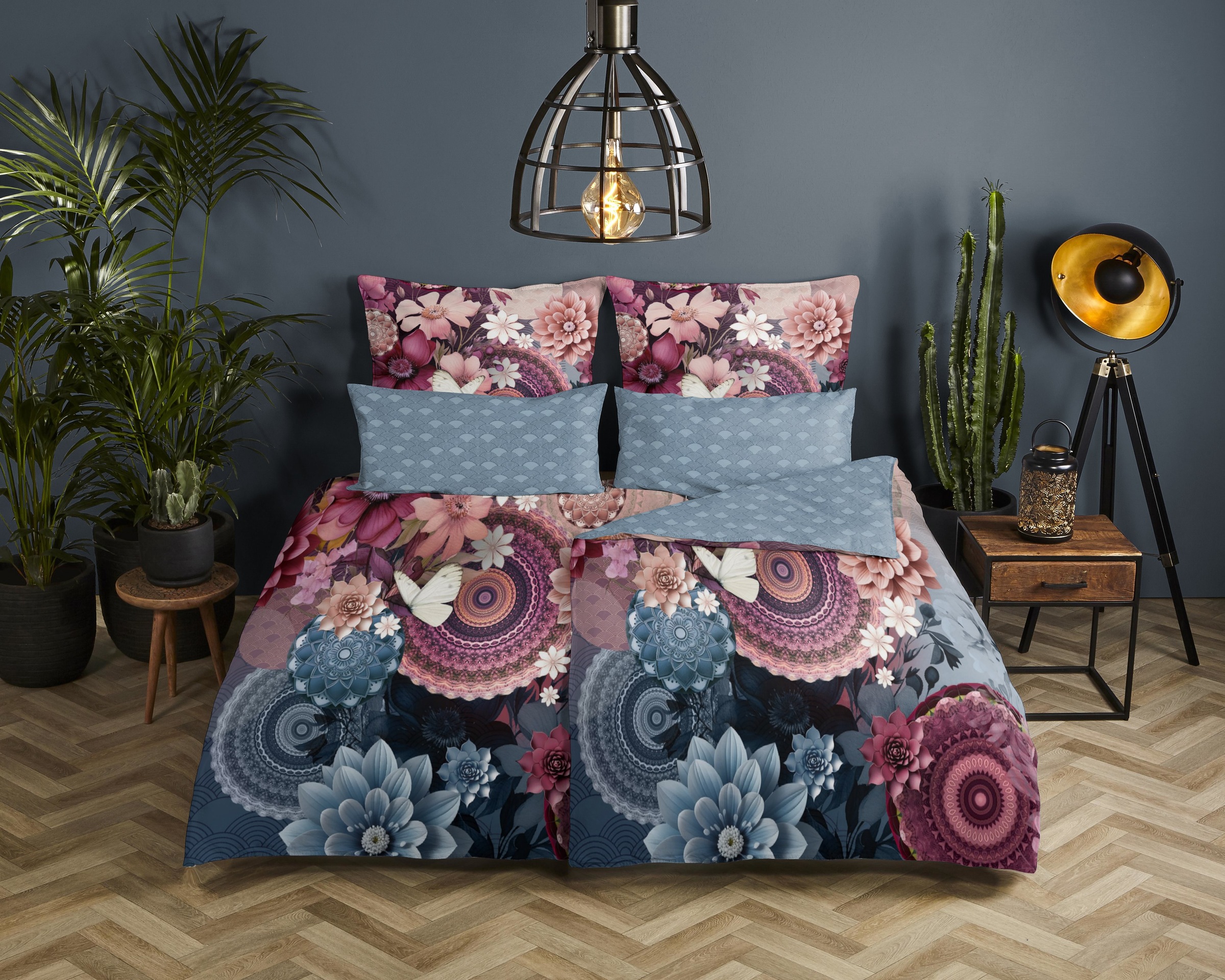 hip Kissenhülle »Asher«, (1 St.), Mit Füllung, 1 Stück, Biese, 48x48 ...