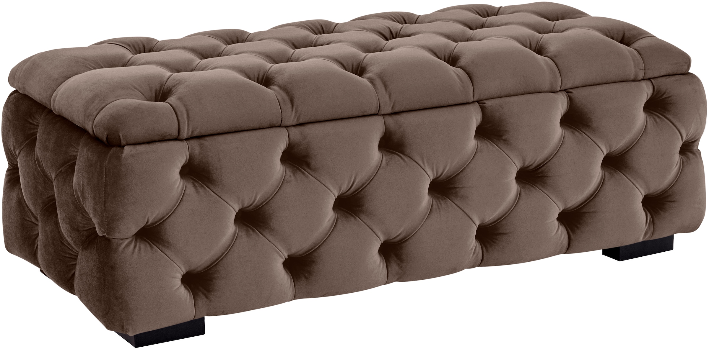 Guido Maria Kretschmer Home&Living Polsterhocker »KALINA, hochwertige Knopfheftung, B/T/H: 120 ...