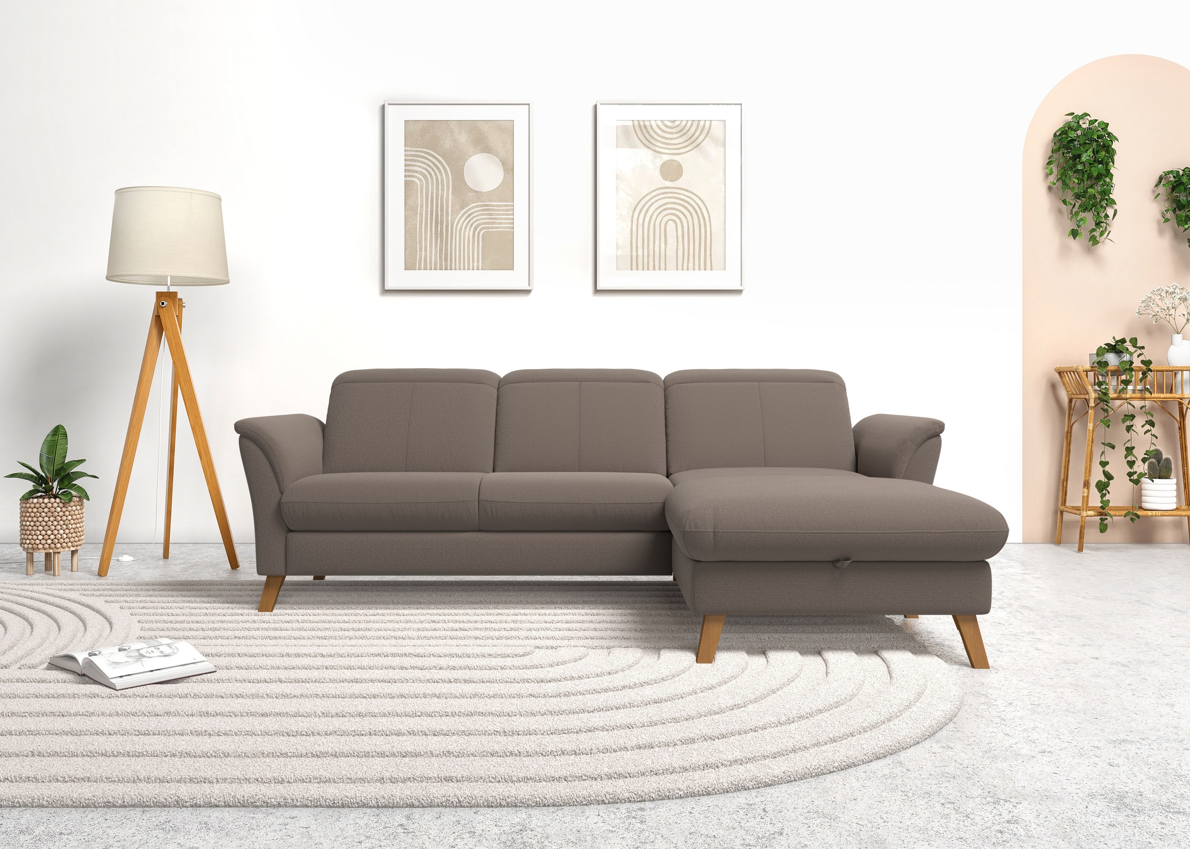 Preisvergleich für sit&more Ecksofa »Romero L-Form«, wahlweise mit oder ...